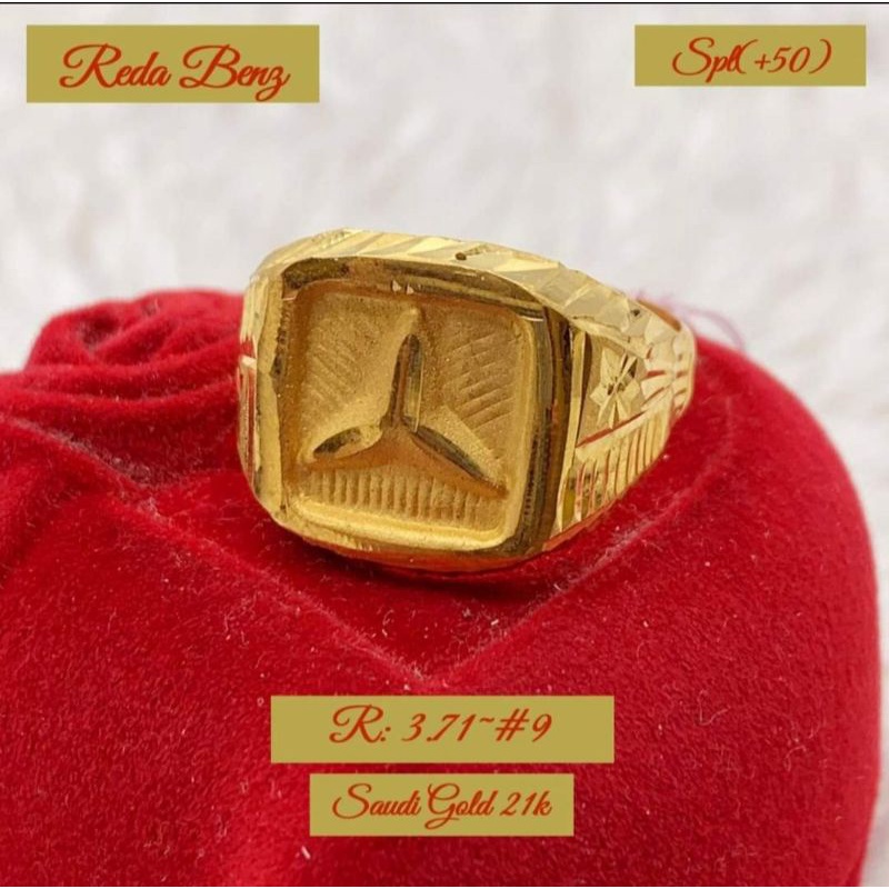 21K MENS RING SAUDI GOLD PAWNABLE | Shopee Philippines