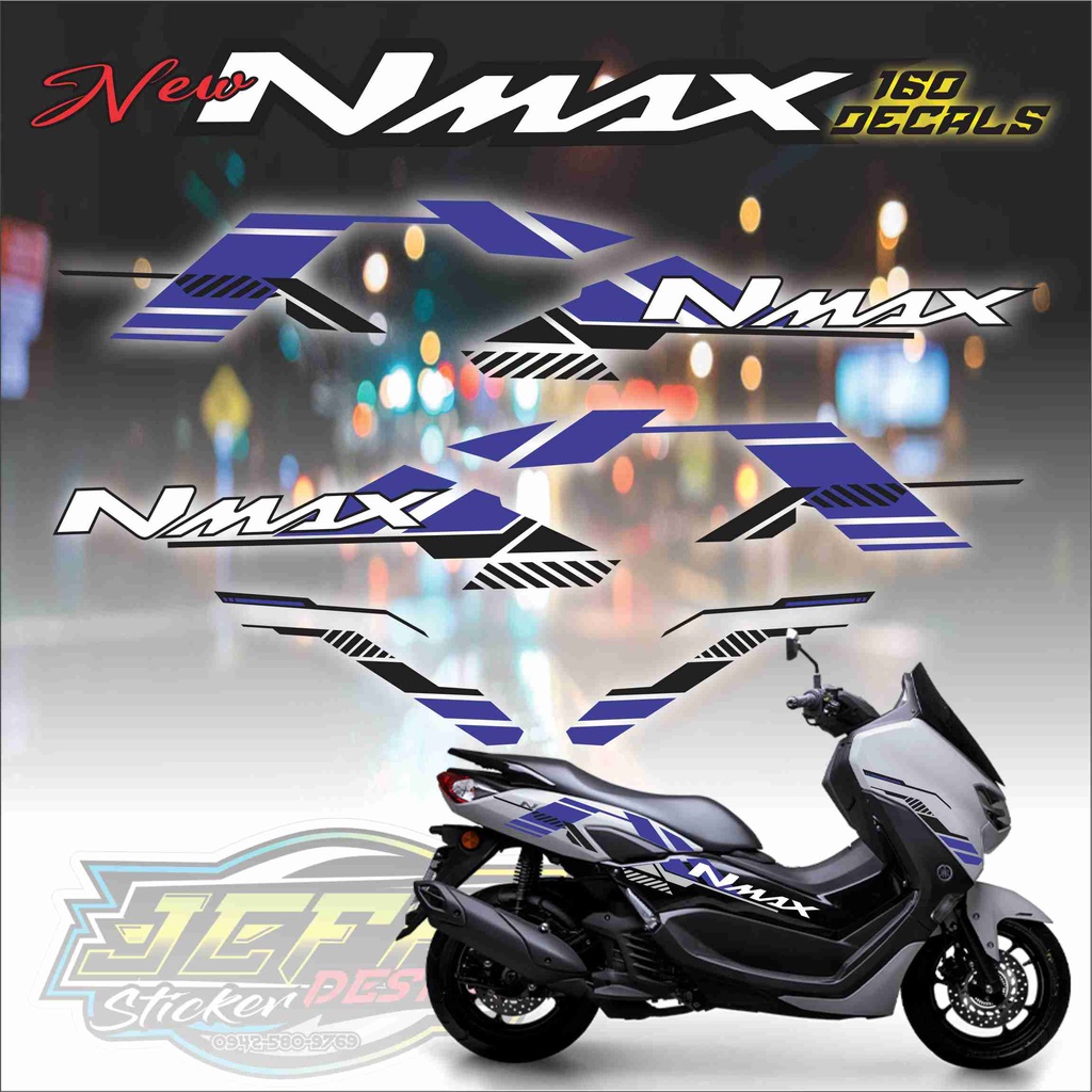 NMAX STICKER V2 160 DECALS | Shopee Philippines