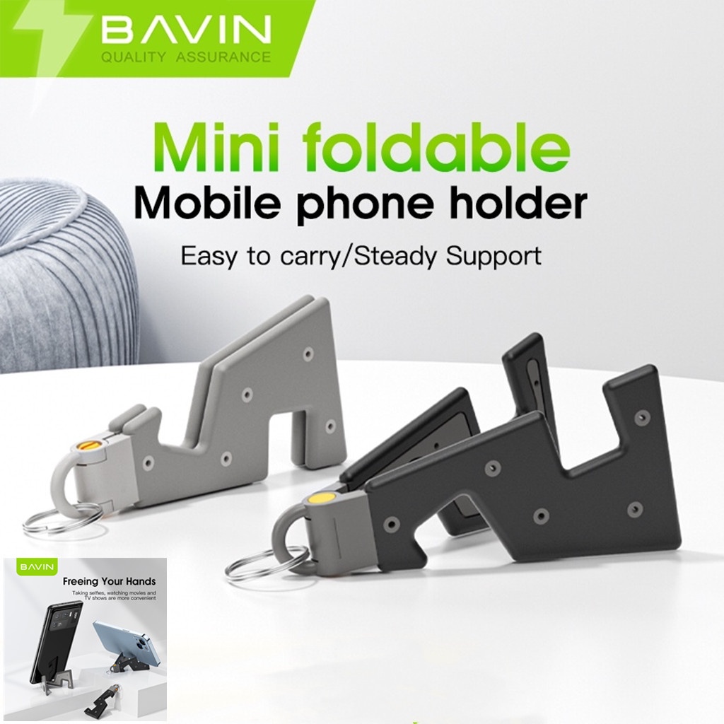 BAVIN BE09 Phone Stand Portable Mini Foldable Phone Holder Compatible ...