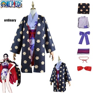 One Piece Nico Robin Cosplay Costume Roronoa Zoro Kimono Robe Full Set ...