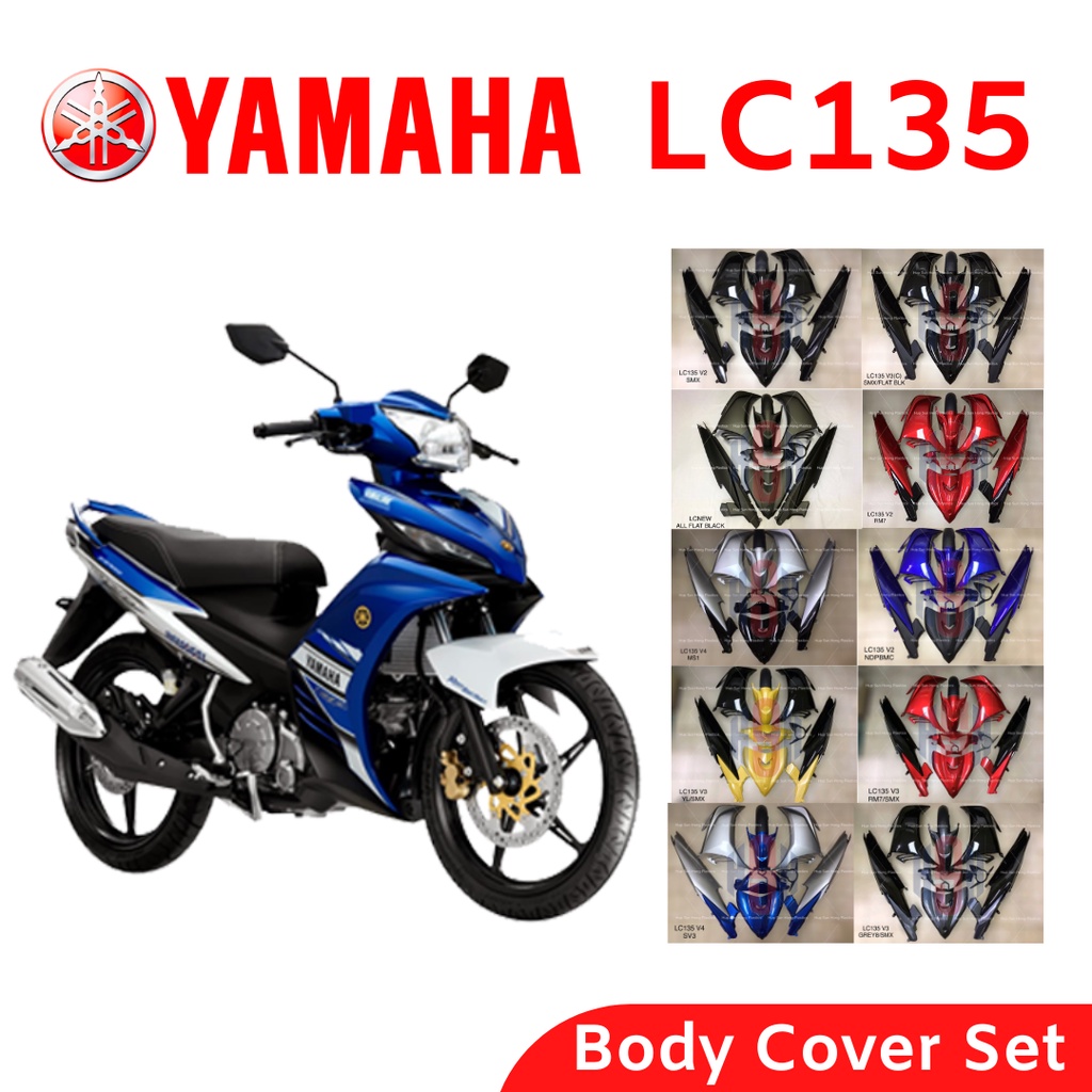 YAMAHA 135LC V2 V3 V4 V5 V6 V7 Clutch 5s LC Full Body Cover Set ...