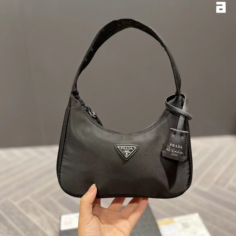 New Female Bag Re-Edition 2005 Recycled Nylon Hobo Underarm With Gift ...