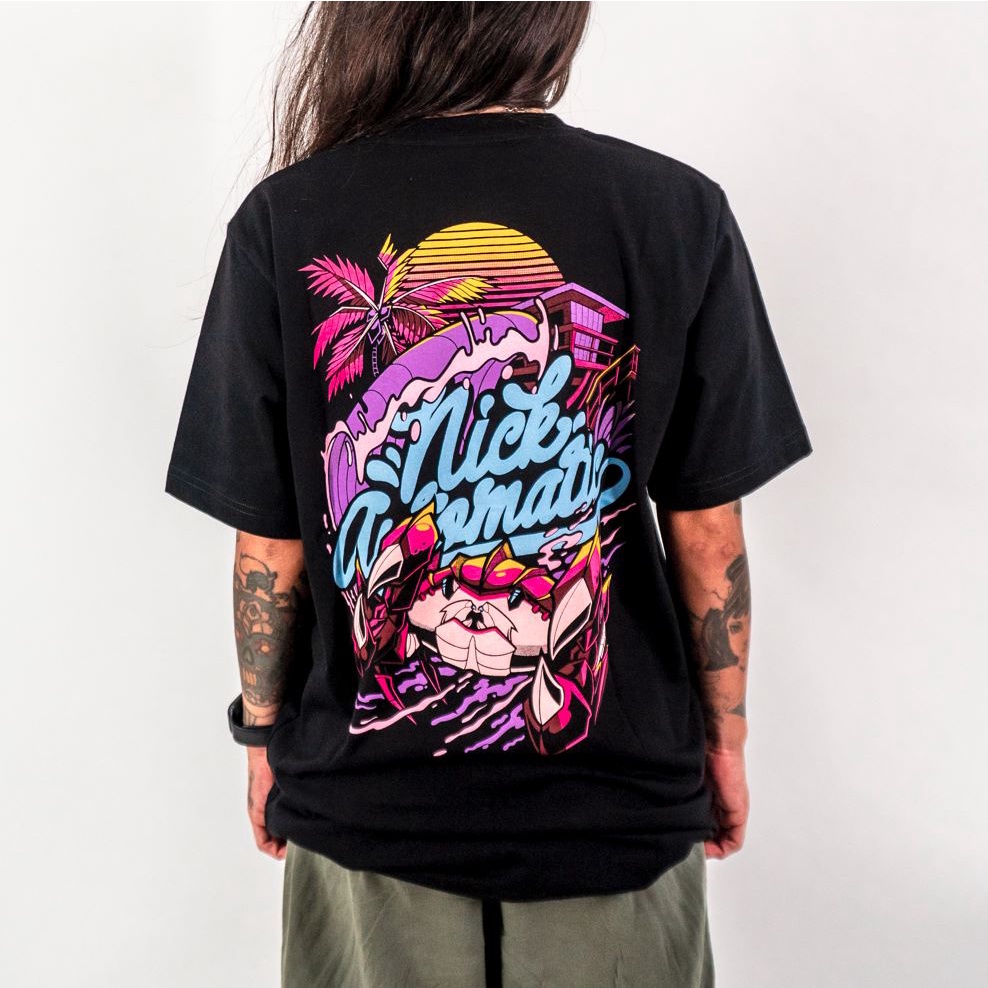 Nick Automatic "Nautilus" Black T-shirt | Shopee Philippines