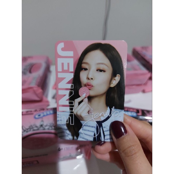 Photocard OFFICIAL OREO BLACKPINK JENNIE 02 | Shopee Philippines