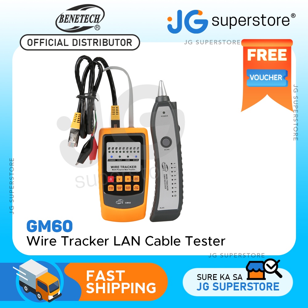[CLEARANCE] Benetech GM60 RJ45 RJ11 Telephone Wire Tracker | Shopee Philippines