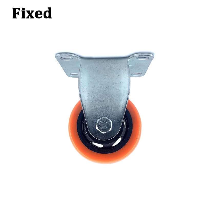 (1PC)Caster wheel heavy-duty trolley wheel set swivel fixed lock caster ...