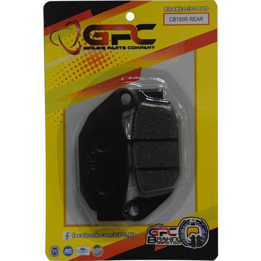 GPC Brake Pad [Rear] CB150 R pwede rin sa CBR 150 - RS 150 - GTR 150 ...