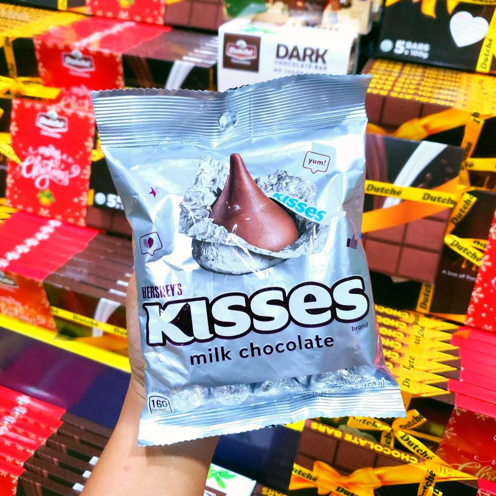 Hershey's Kisses Bag Milk Chocolate 137g / With Almonds 127g | Shopee Philippines