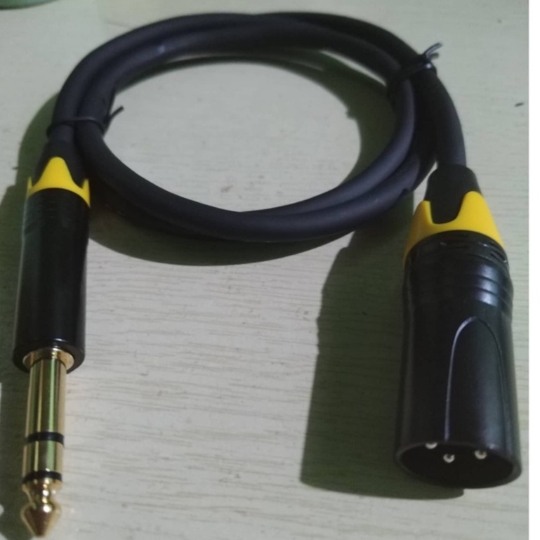 1m XLR male to PL 55 stereo Audio/aux Cable Heavy Duty | Shopee Philippines