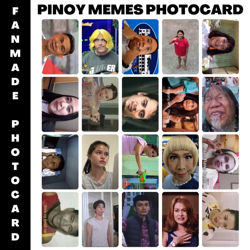 [5 CARDS PER SET] PINOY MEMES PART 3 PHOTOCARD — Charot Cards | Shopee ...