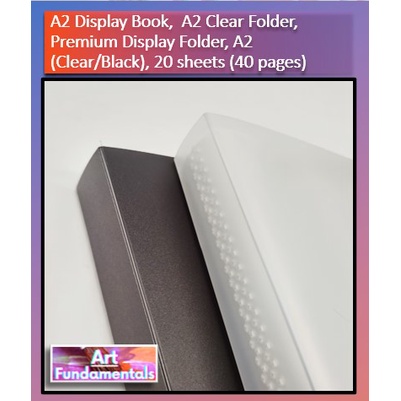 A2 Display Book, A2 Clear Folder, Premium Display Folder, A2 (Clear ...