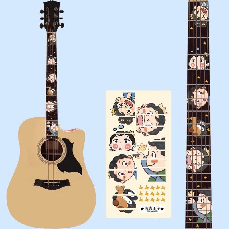 Guitar Stickers Guitar Fret Board Sticker Fingerboard Decals Guitar ...