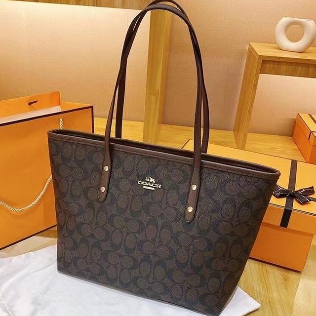 Boutique Leather Shoulder Bag Printed Large Capacity Shopping Bag ...