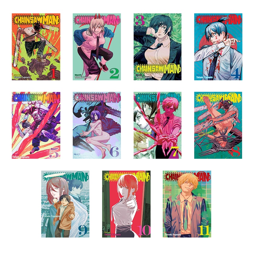 Chainsaw Man (1-11 Book Series) BUNDLE SET [Paperback] By: Tatsuki Fujimoto | Shopee Philippines