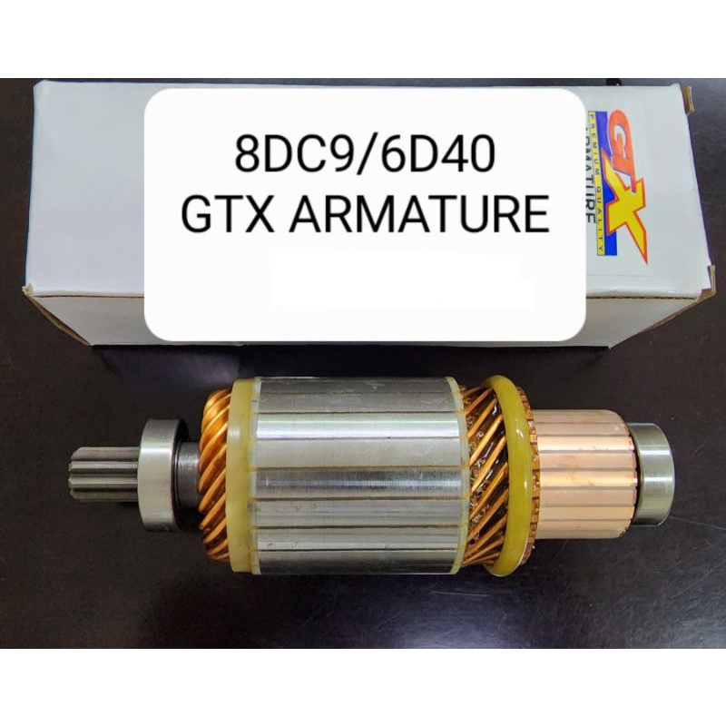 ARMATURE ASSEMBLY FUSO 8DC9/6D40 (24V) WITH TWO BEARINGS (TAIWAN ...