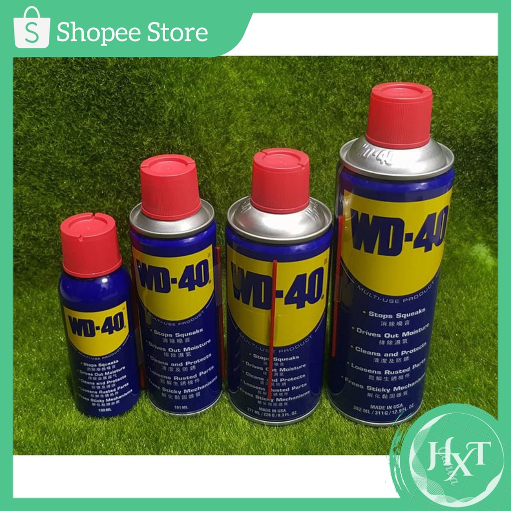 HXT WD-40 Rust Remover & Penetrating Oil (277ML) Multi-Use OiL | Shopee ...