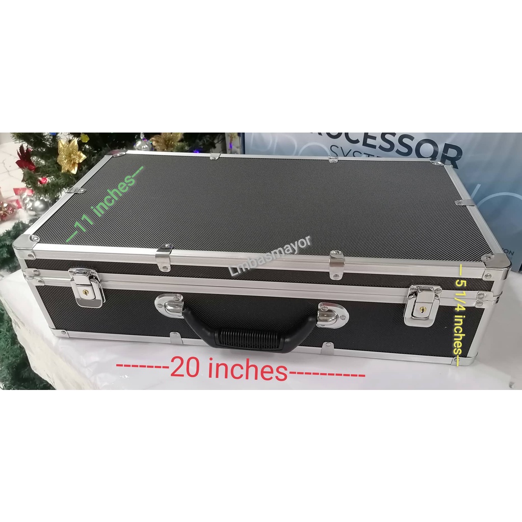 FOR 4pc SIZE Handheld Microphone Aluminum Box Wireless Wired MIC Box ...