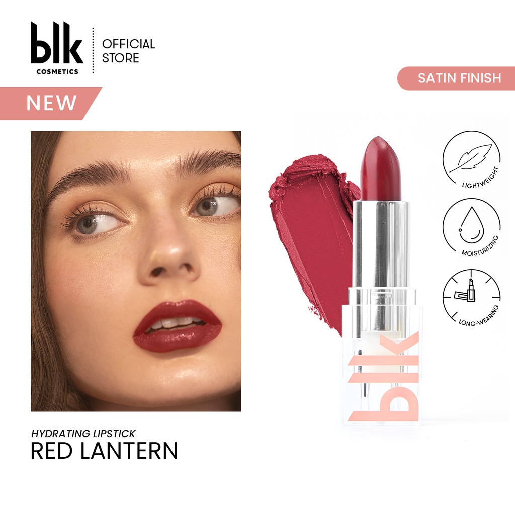 Blk Cosmetics Rouge Hydrating Lipstick Red Lantern | Shopee Philippines