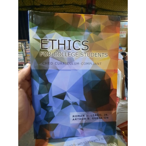 ETHICS FOR COLLEGE STUDENTS Ched Curriculum Compliant 2018 | Shopee ...