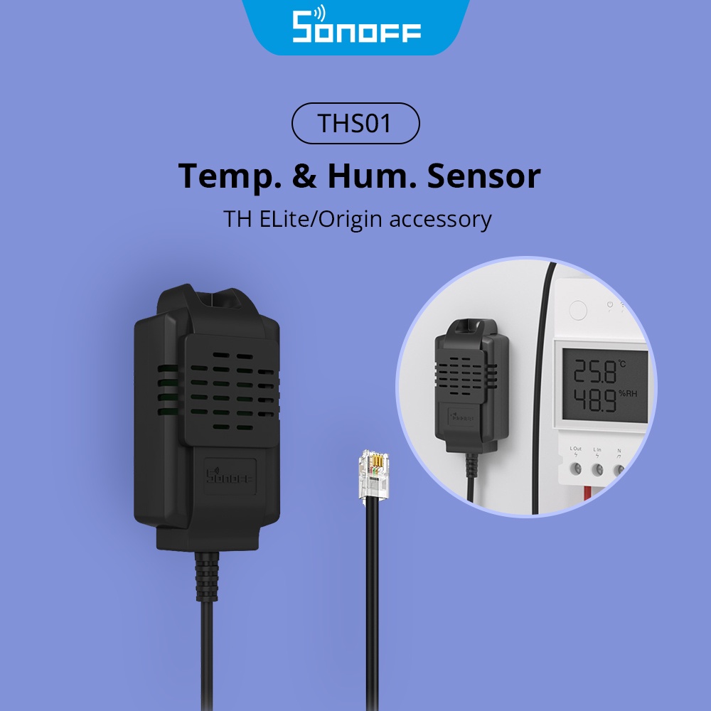 SONOFF THS01 Temp and Humidity Sensor TH Elite / TH Origin accessory ...