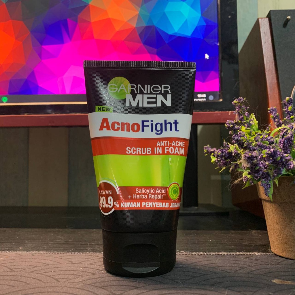 G*rnier Men Acno Fight 6in1 Foam 50ml 100ml | Shopee Philippines