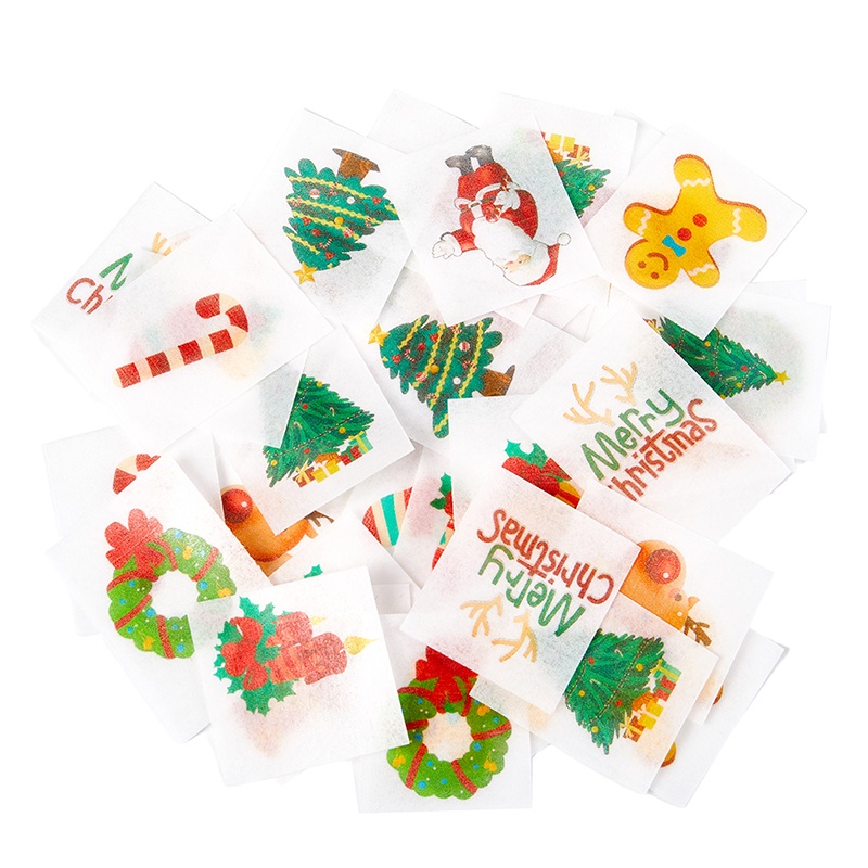 42Pcs/Box Edible Glutinous Rice Paper Steamed Buns Cartoon Stickers ...