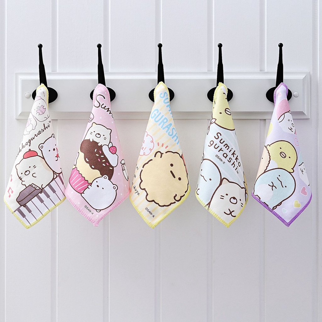 Mini Square Towel Cartoon Square Towel Sumikkogurashi Small ...