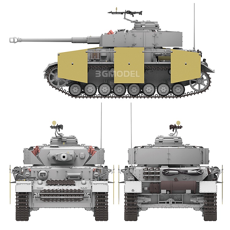 R Ryefield-model Assembled Chariot RM-5053 1/35 German Four/4 Medium ...