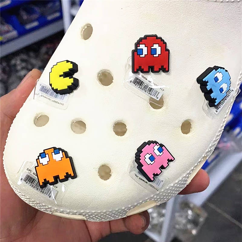 Interesting Peas-Eating Man Shoes Decoration Jibbitz Crocs Accessories ...