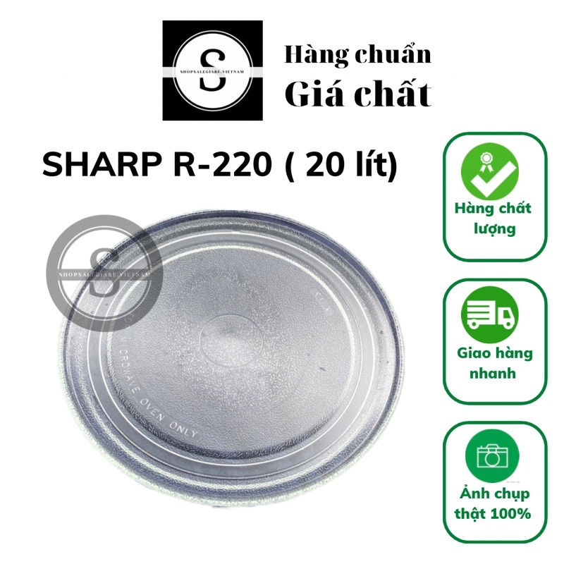 Genuine Sharp R-220 microwave plate (20 liters), Sharp r220 microwave glass plate 20 liters ...