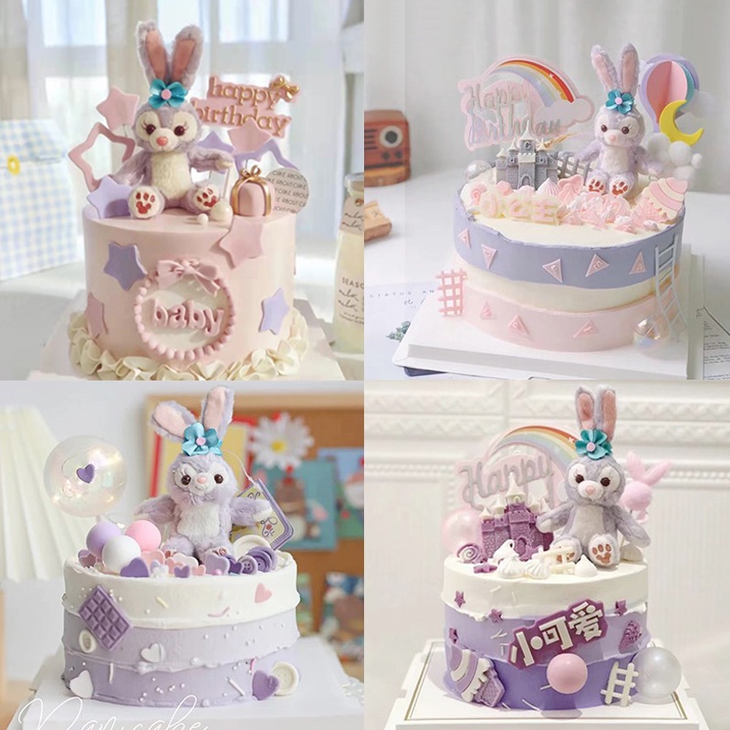Cartoon Stella Lou Cute Rabbit Cake Topper Kids Birthday Party ...