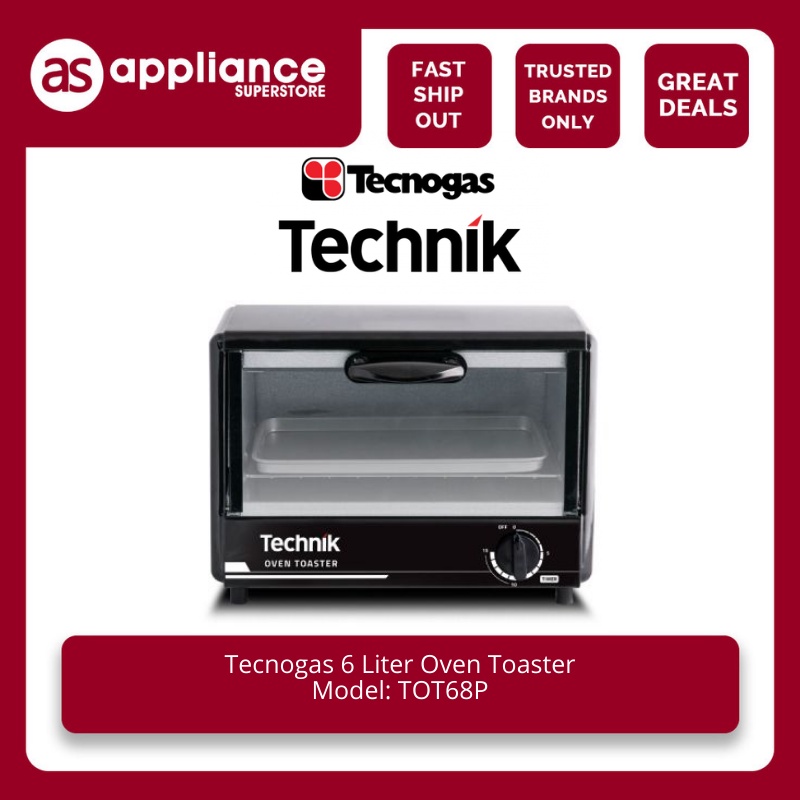 Tecnogas 6 Liter Oven Toaster TOT68P | Shopee Philippines