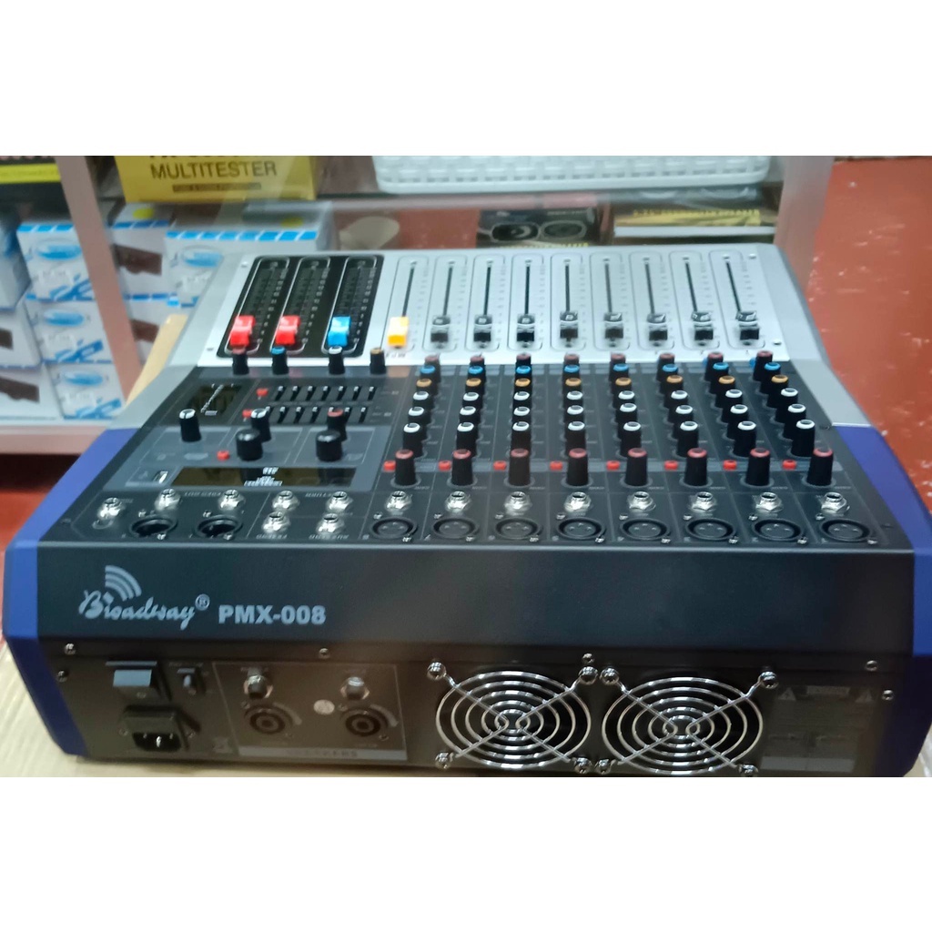 Broadway Powered Mixer PMX-008 8 Channel | Shopee Philippines