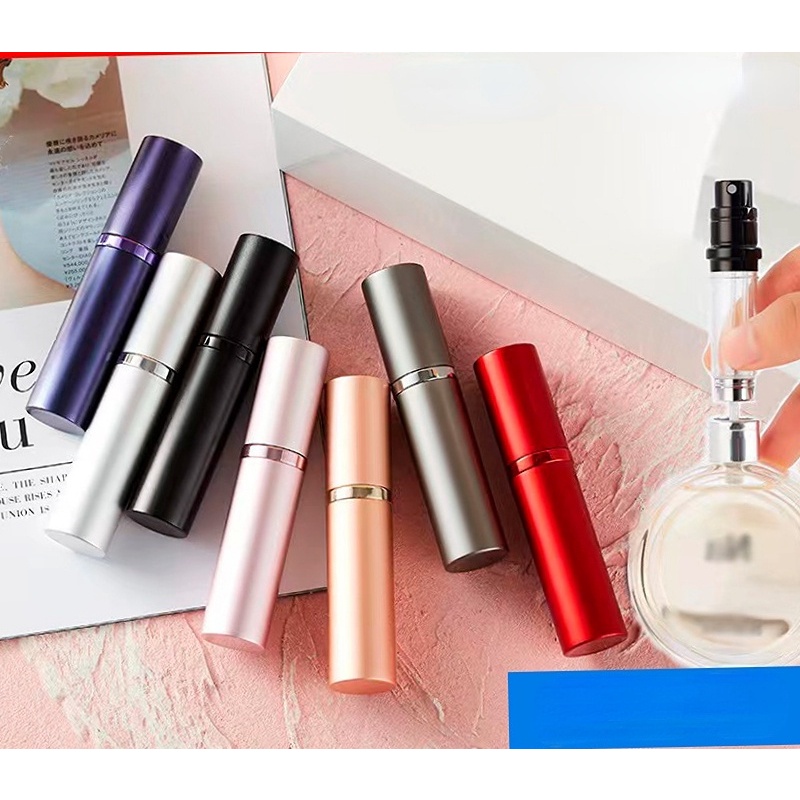 Portable 5ml Travel Perfume Bottle - Bottom Fill Empty Spray for Carry ...