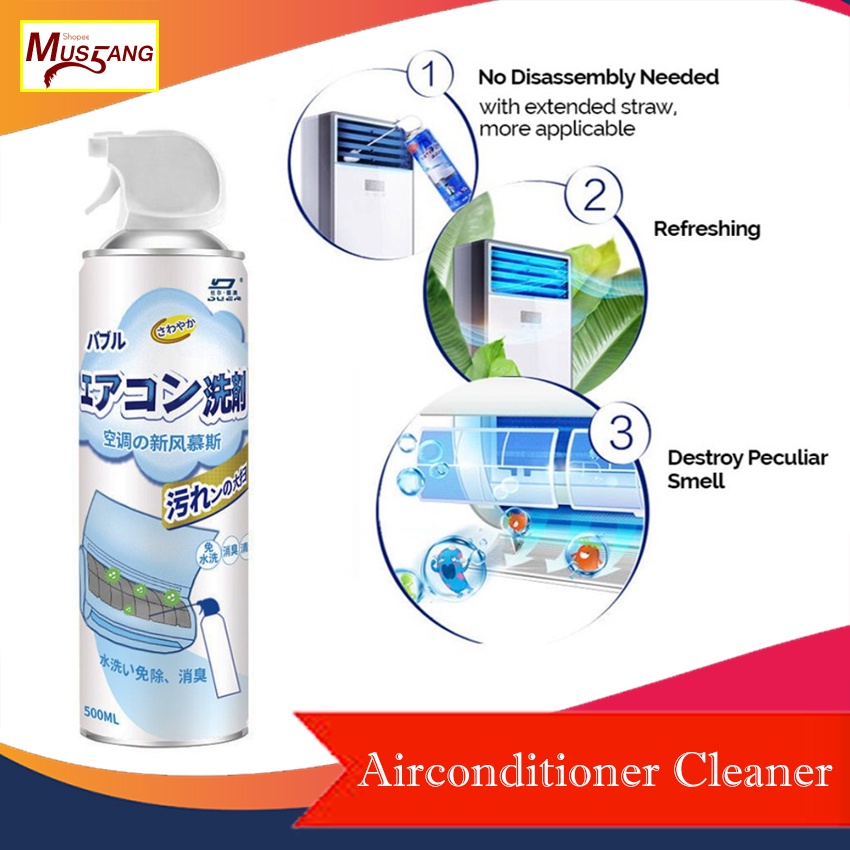 Aircon Cleaner Spray Foam Air Conditional Cleaner Anti Bacterial Anti ...