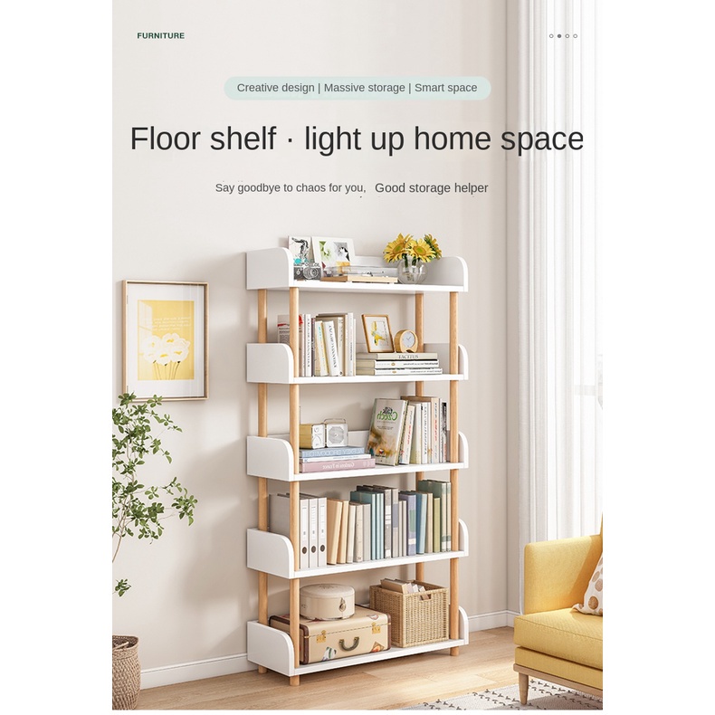 Wooden Book Organizers Book Shelf Organizer Storage | Shopee Philippines