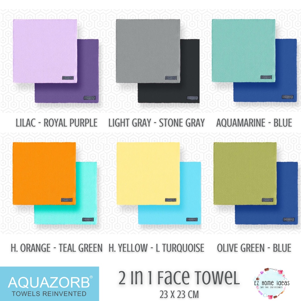 Aquazorb 2-in-1 Face Towel . Compact, super-absorbent, a durable ...