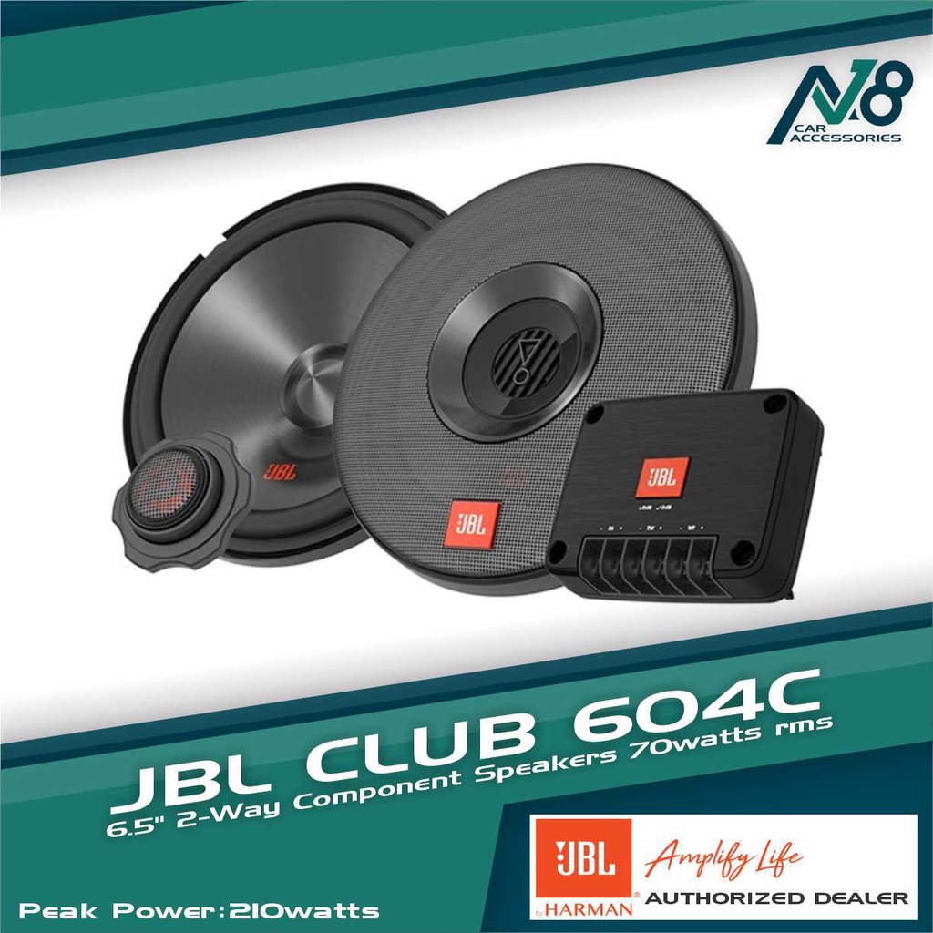 JBL Club 602C 6.5" 2-Way Component Speaker System 70watts rms Genuine | Shopee Philippines
