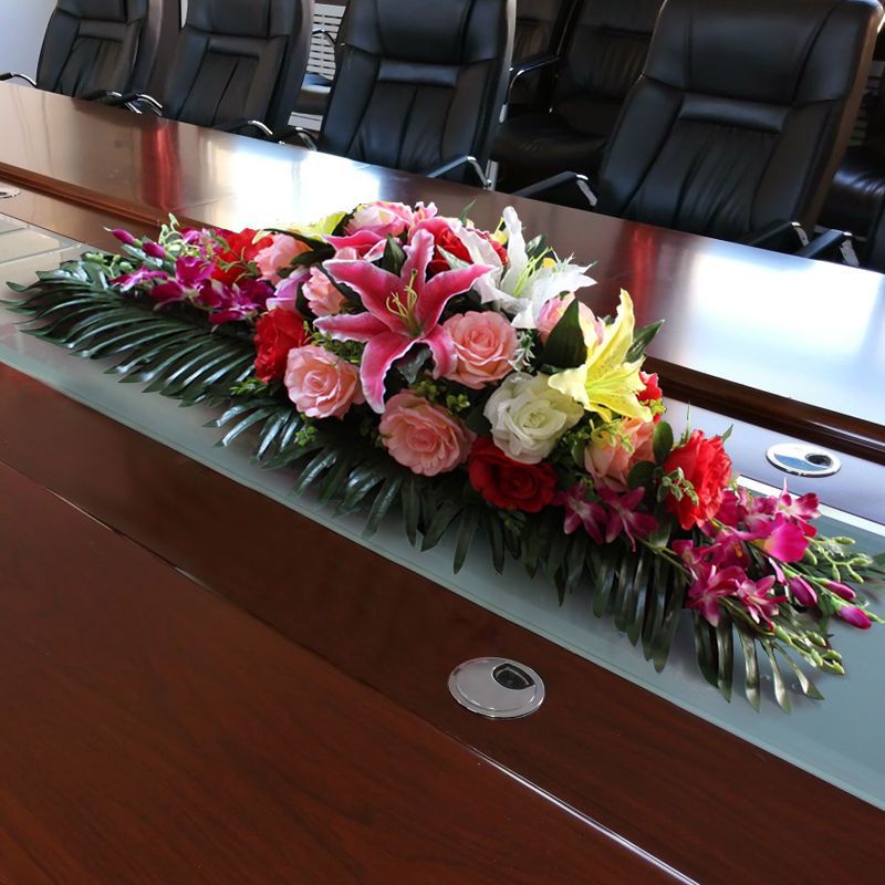 Fake/Artificial Flower Business Etiquette Table Flower Conference Room ...