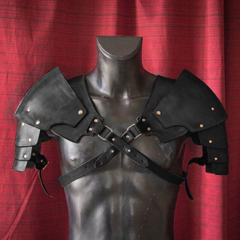 Medieval Shoulder Armor Gladiator Samurai Battle Knight Pauldrons ...