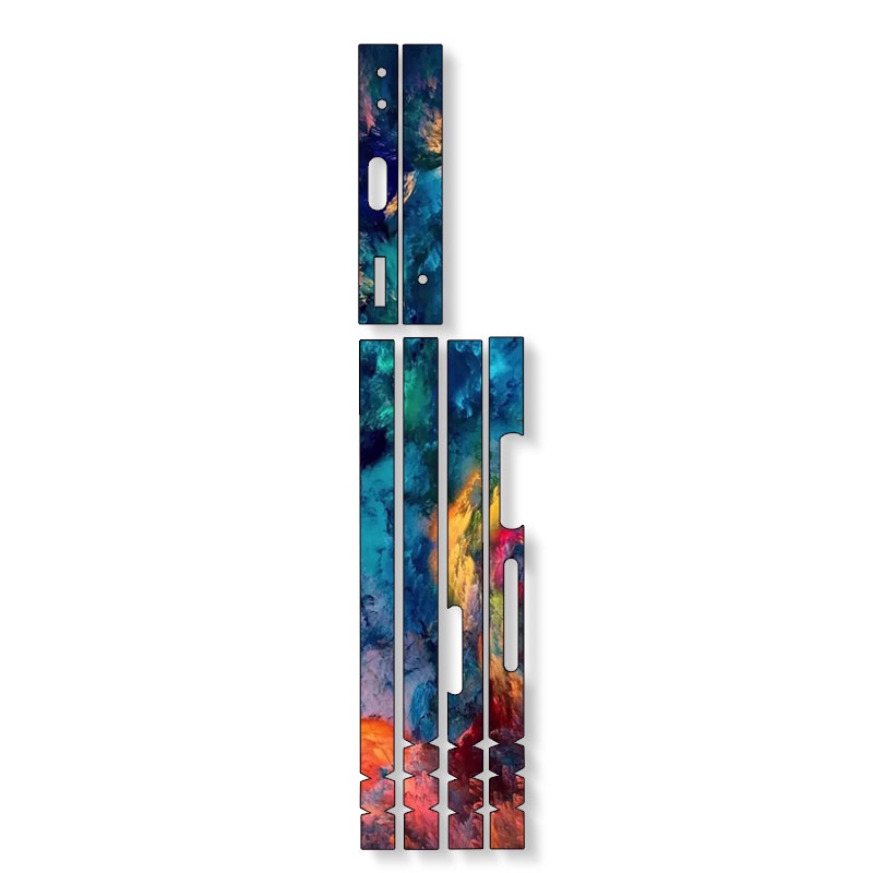 Colorful Side Skin for Samsung Galaxy Z Flip 4 3 5 6 Phone Wrap ...