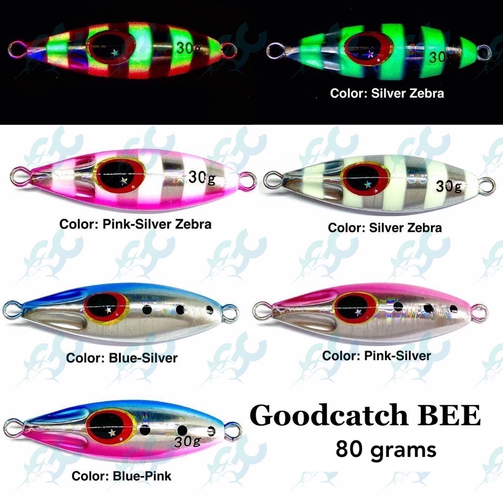 GOODCATCH BEE Metal Jig Lure 80 grams jigs | Shopee Philippines