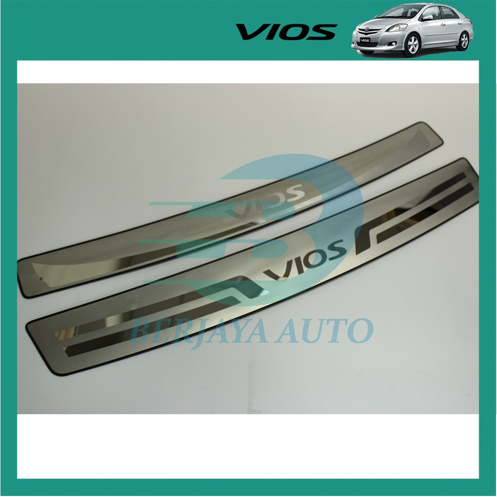 Toyota Vios 2nd Gen NCP93 (2007–2012) Rear Bumper Protector - Out ...