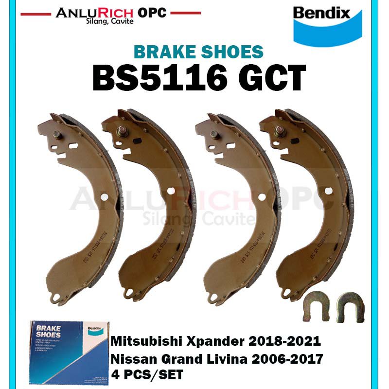 Brake Shoe Rear Mitsubishi Xpander 2018-2021 BENDIX PART NO. DS1264 / BS5116 | Shopee Philippines