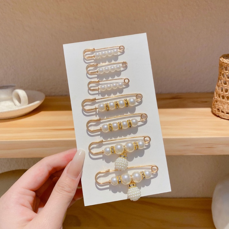 Korean Fashion Anti Glare Buckle Brooch Fixed Clothes Change Small