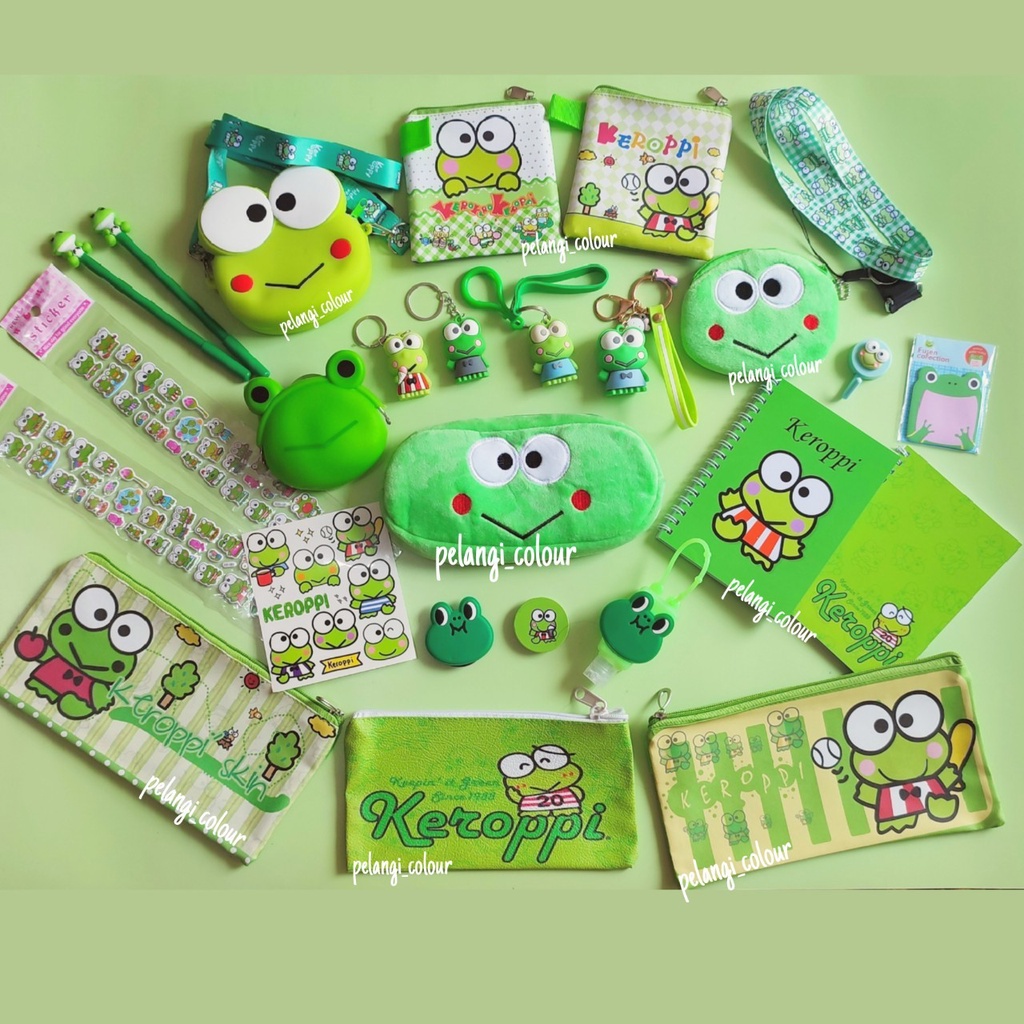 Keroppi Stationery / Keropi Pencil Case | Shopee Philippines