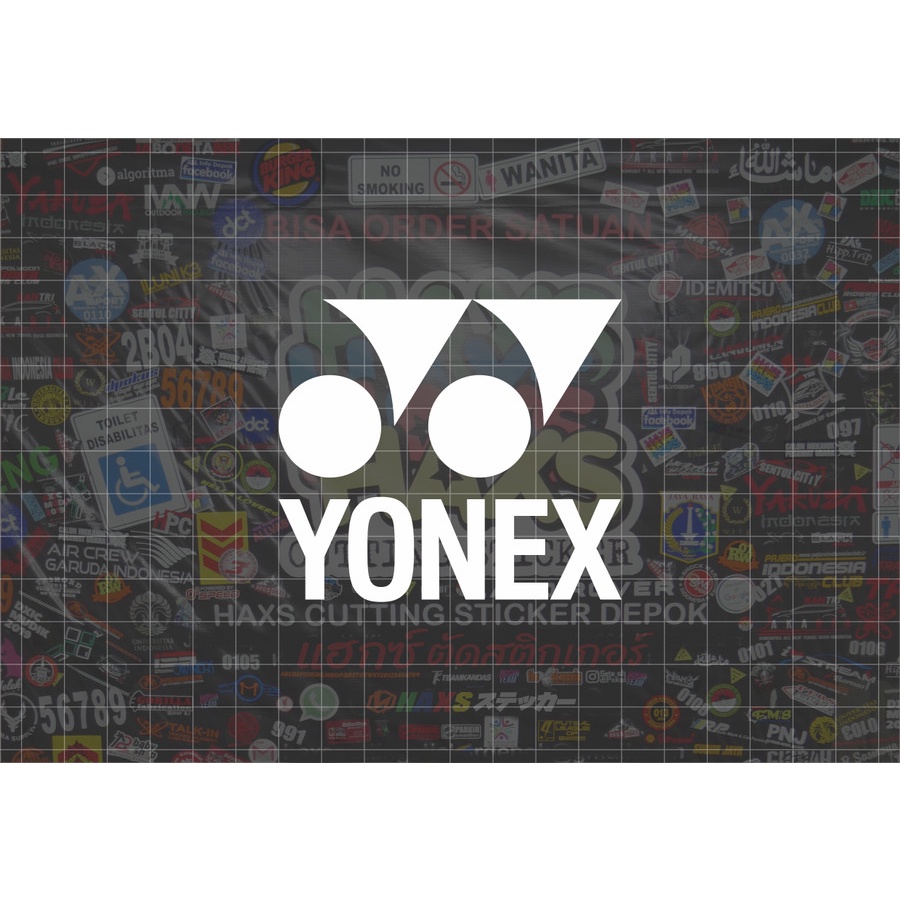 Yonex Logo Cutting Sticker 8 Cm for V1 Motorcycles | Shopee Philippines