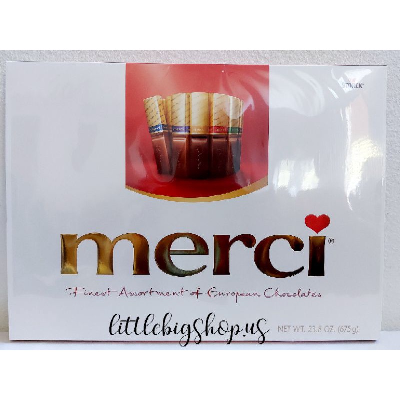 Merci Finest Assortment of European Chocolates 675g | Shopee Philippines