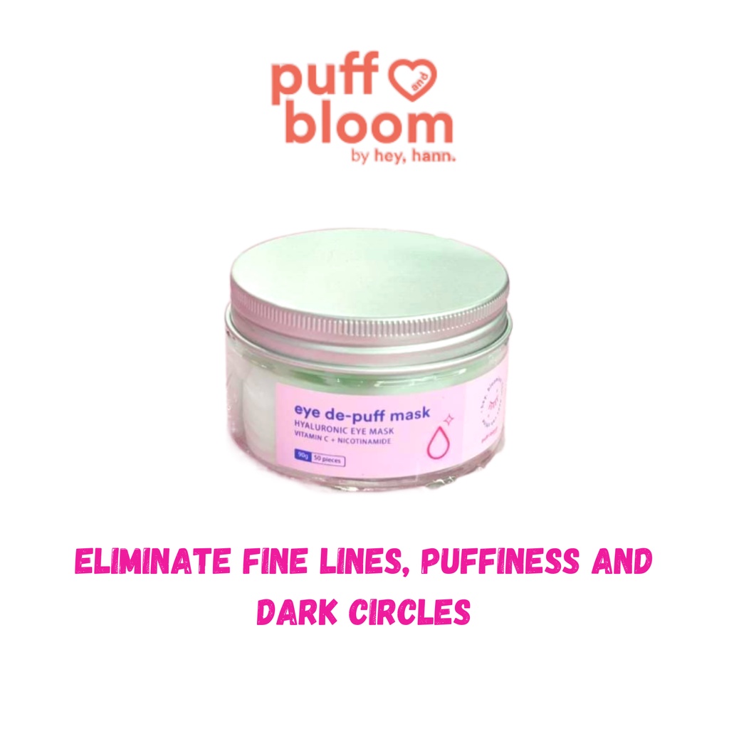 Puff & Bloom Eye Depuff Mask Hyaluronic Mask 50sheets | Shopee Philippines