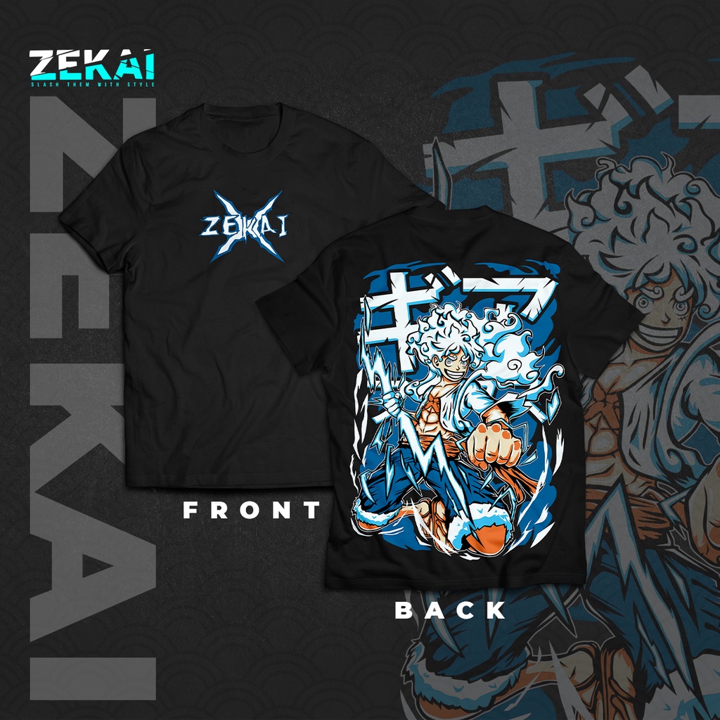 Zekai Clothing One Piece Sun God Nika T-shirt Unisex Tees | Shopee Philippines